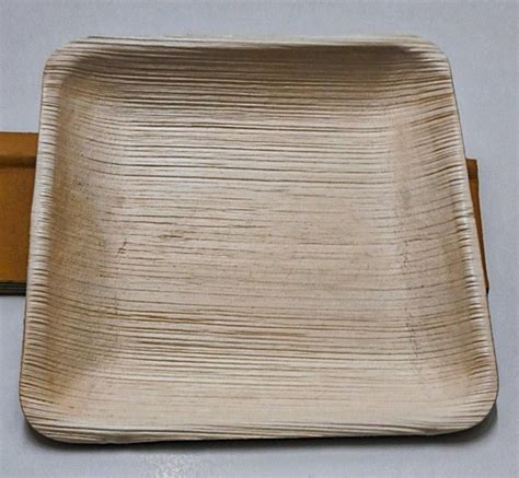 6 Inch Areca Leaf Square Plate At Rs 2 Piece Pakku Mattai Plate In