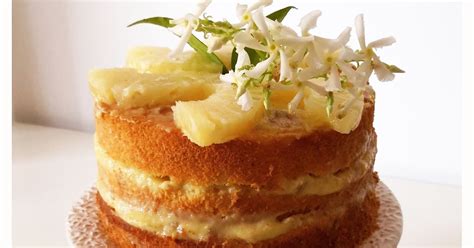Naked Cake Al Limone Ed Ananas Le Ricette Di Anna E Flavia