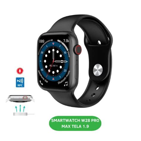 Relógio Smartwatch iwo W28 Pro Série 8 Watch 8 Tela 1 9 Lançamento