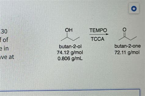Solved What Is The Theoretical Yield Of Butan 2 One Shown Chegg