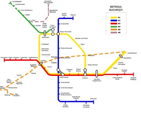 Bucharest Metro Map Lines Route Hours Tickets