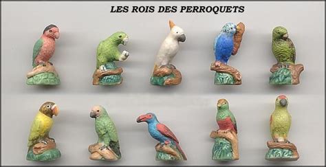 Serie Complete De Feves Les Rois Des Perroquets Mat Oiseaux F Ves De