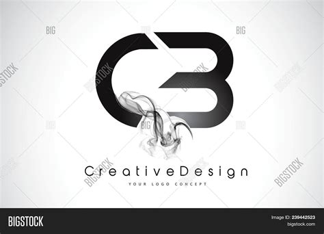 Cb Letter Logo Design Vector Photo Free Trial Bigstock