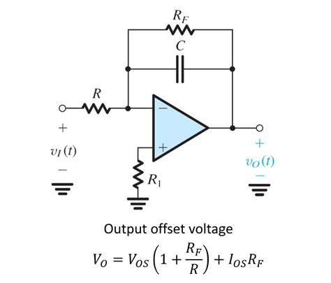 Operational Amplifier Calculating Offset Voltage Electrical