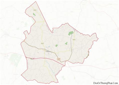 Map Of Taliaferro County Georgia Thong Thai Real