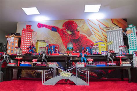 32 Ideias de Decoração Festa Infantil Homem Aranha