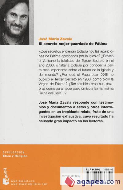 EL SECRETO MEJOR GUARDADO DE FATIMA JOSE MARIA ZAVALA 9788499986654