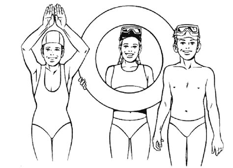 Dessins De Coloriage Natation Imprimer
