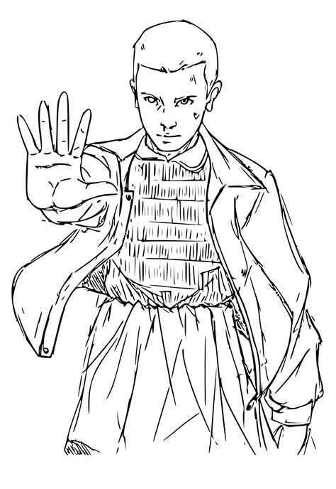 Actualizar más de 77 stranger things dibujo para colorear última