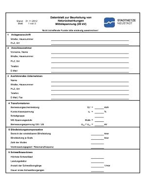 Fillable Online Netz Webbaustein Datenblatt Zur Beurteilung Von Stand