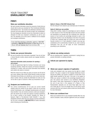 Fillable Online Rpi YOUR TIAA CREF ENROLLMENT FORM Rpi Fax Email