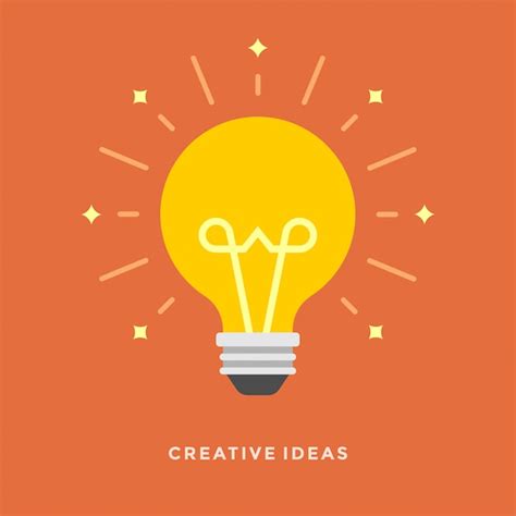 Idea Creativa Del Concepto Plano Del Ejemplo Del Negocio Del Vector