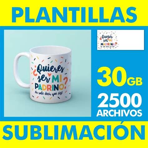 Mega Pack 2023 Plantillas Sublimación 2500 Diseños Tazas en venta en