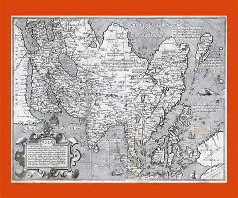 Old Maps Of Asia Collection Of Detailed Old Maps Of Asia Vintage