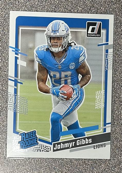 2023 Panini Donruss Rated Rookie Jahmyr Gibbs 331 Rookie RC EBay