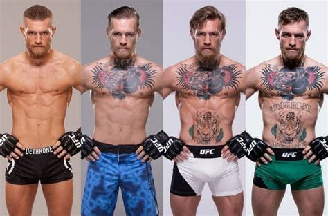 Las cinco transformaciones físicas más impresionantes de Conor McGregor