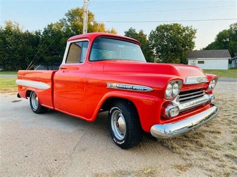 Chevy Apache Short Bed Fleetside Big Back Window Frame Off