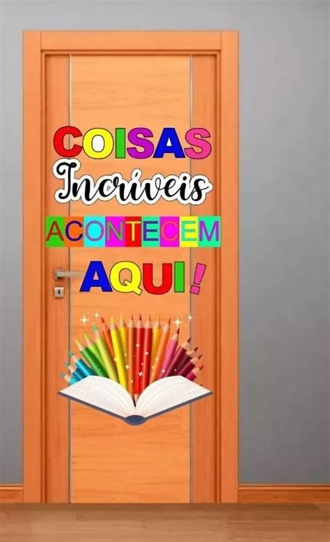 Arquivo De Corte Decoração Porta Sala De Aula Professora Jani