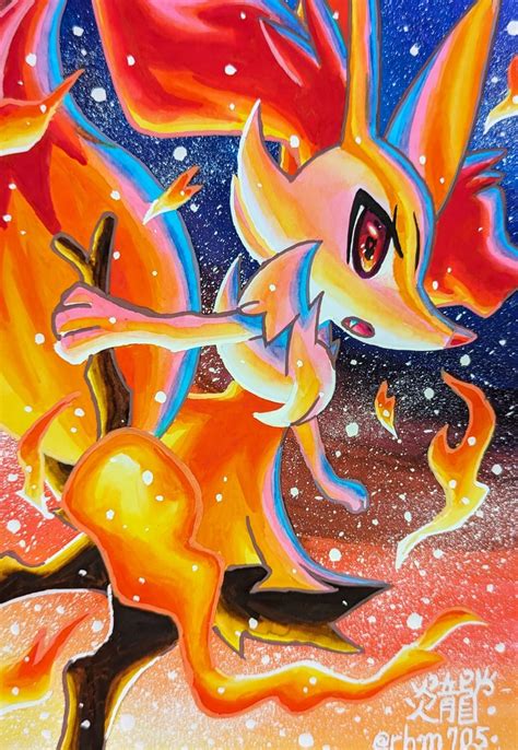 Braixen Pokemon Drawn By Enryuu Pixiv3483358 Danbooru