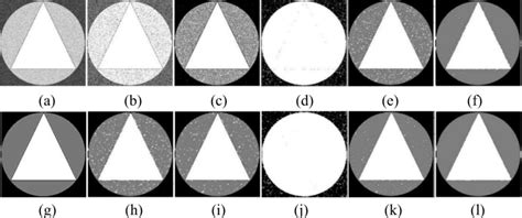 the segmentation results of different algorithms on synthetic image download scientific diagram