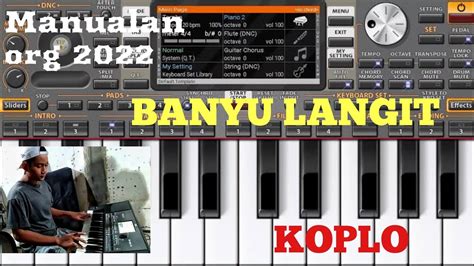BANYU LANGIT Didi Kempot Karaoke Dangdut Cover ORG 2022 Manualan