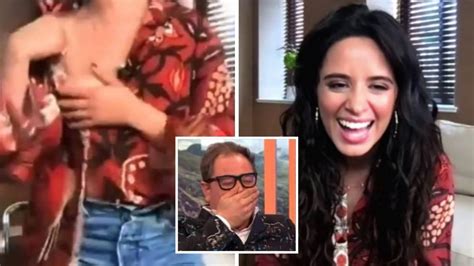 Camila Cabello Laughs Off Wardrobe Malfunction Live On The One Show