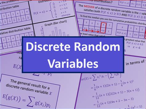Discrete Random Variables And Expectation AS Level Further Maths