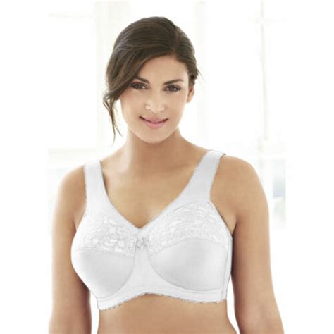Glamorise Womens Full Figure Plus Size Magiclift Original Wirefree Support B For Sale Online