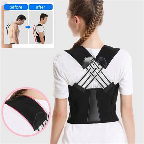 Adjustable Back Posture Corrector Belt Women Men Prevent Slouching