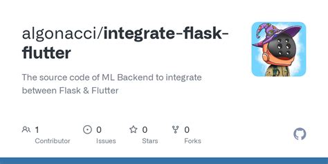 Github Algonacciintegrate Flask Flutter The Source Code Of Ml Backend To Integrate Between