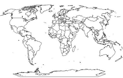 Carte Interactive Des Pays Du Monde Mapa Mundi Para Colorir Mapa