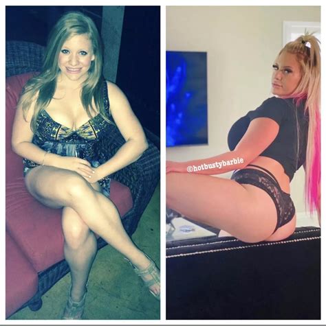 My Bimbofication Before And After Nudes By Hotbustybarbiex