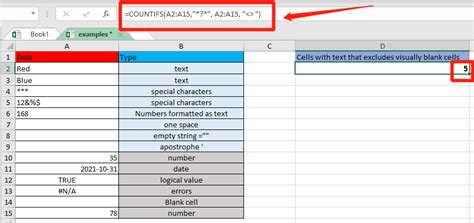 How To Count Cells With Text In Excel