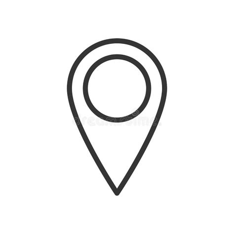 Símbolo De Localização Vetor Ilustração Stock Ilustração de rota