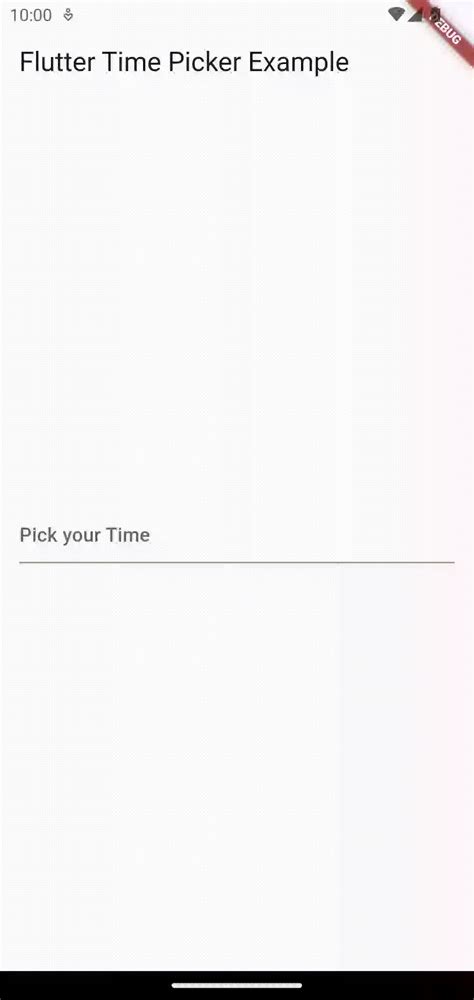 How To Add Time Picker In Flutter Coding With Rashid