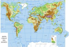 Juegos de Geografía Juego de Mapamundi relieve 1º ESO 1 Cerebriti