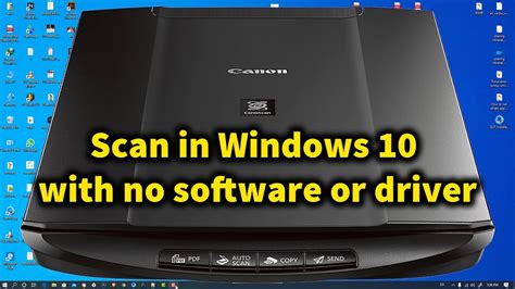 how to scan a document or photo in windows 10 without software or driver youtube