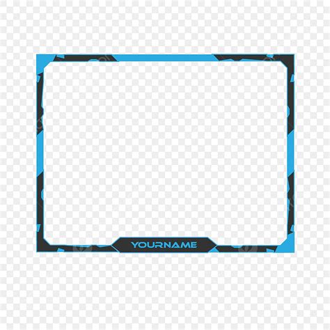 Zucken Live Stream Overlay Gesicht Cam Grenze Gesichtskamera Zuckende