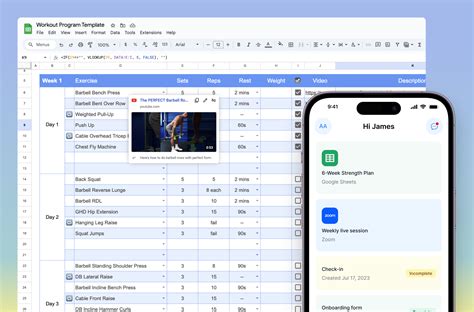 Free Google Sheet Workout Template Superset Blog