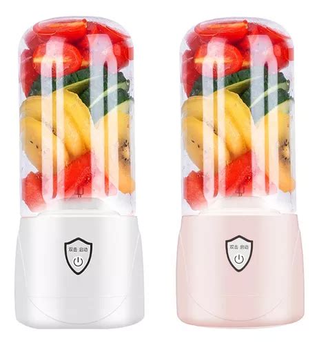 Mini Liquidificador Port Til Recarreg Vel Shake Whey Suco