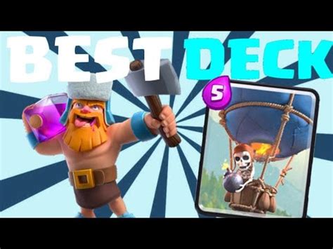 Best Lumberloon Deck Op Clash Royale Youtube