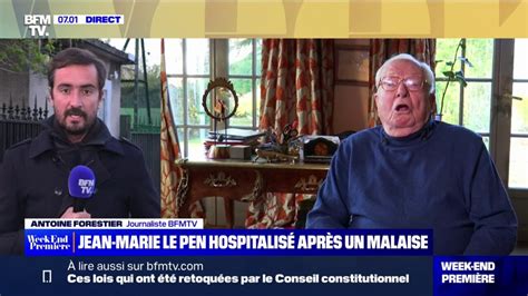 Jean Marie Le Pen Hospitalis Apr S Un Malaise Cardiaque