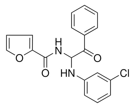 FURAN 2 CARBOXYLIC ACID 1 3 CHLORO PHENYLAMINO 2 OXO 2 PHENYL ETHYL