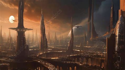 Science Fiction Interstellar Universe Powerpoint Background For Free
