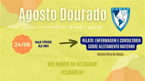 I Simpósio Agosto Dourado Relato Enfermagem e consultoria sobre