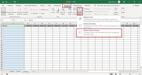Cara Freeze Excel Kolom Dan Baris Dengan Cepat Dan Mudah Kumparan