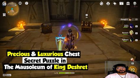 Secret Room Puzzle In The Mausoleum Of King Deshret Genshin Impact