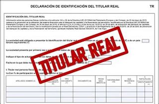 Rellenando La Titularidad Real En Las Cuentas Anuales Todo Lo Que
