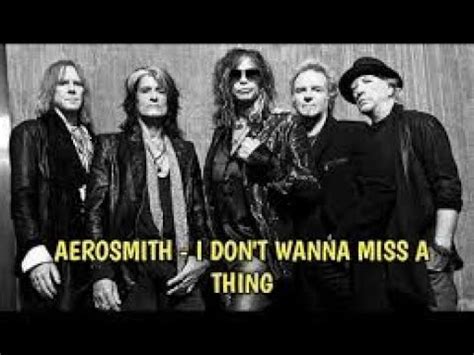 Aerosmith I Don T Want To Miss A Thing Lyrics Cover YouTube