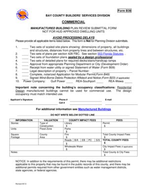 Fillable Online Plan Review Submittal Form For Fax Email Print PdfFiller